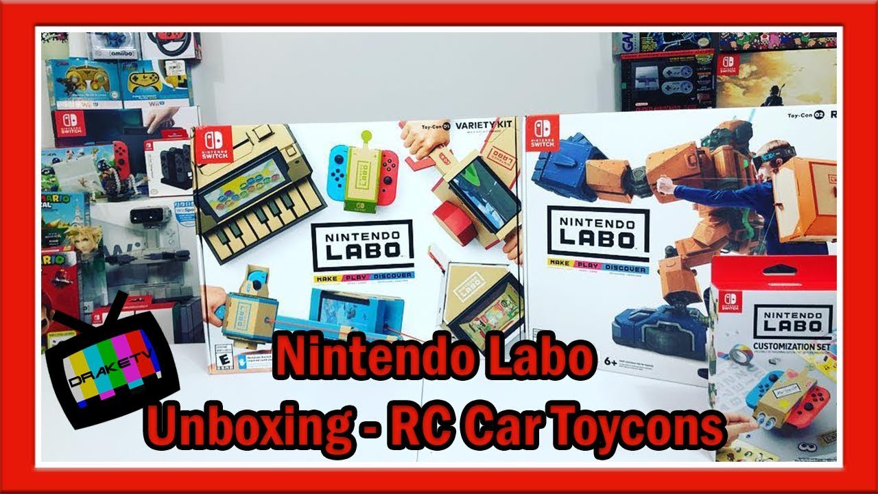 Nintendo Labo Unboxing - RC Car Play - YouTube
