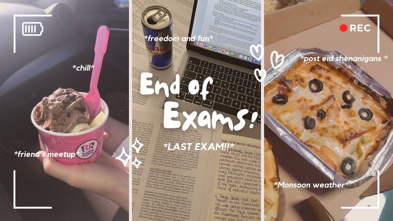 *LAST EXAM!!* post eid gatherings 🥗 | end of hell #vlog #adayinmylife ...