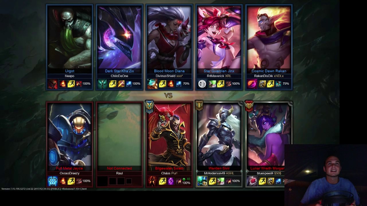 Swain Gameplay 2017 League Of Legends duoing with raul funny af - YouTube