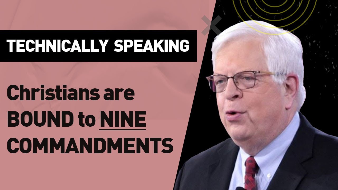 Christians are Bound to Nine Commandments - Dennis Prager I Jordan ...