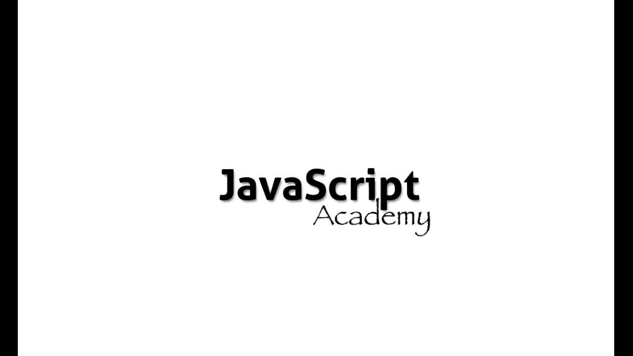 Welcome to JavaScript Academy - YouTube