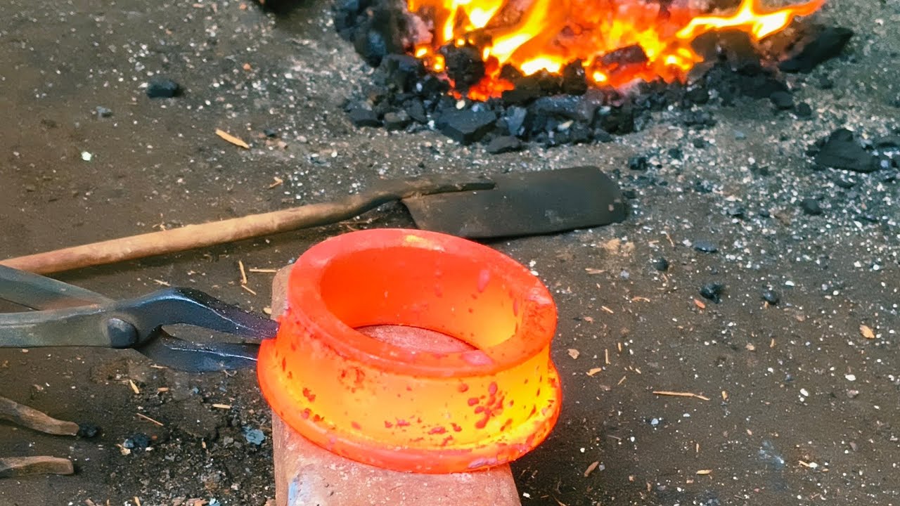 Make a kanif from machine tools blacksmith - YouTube