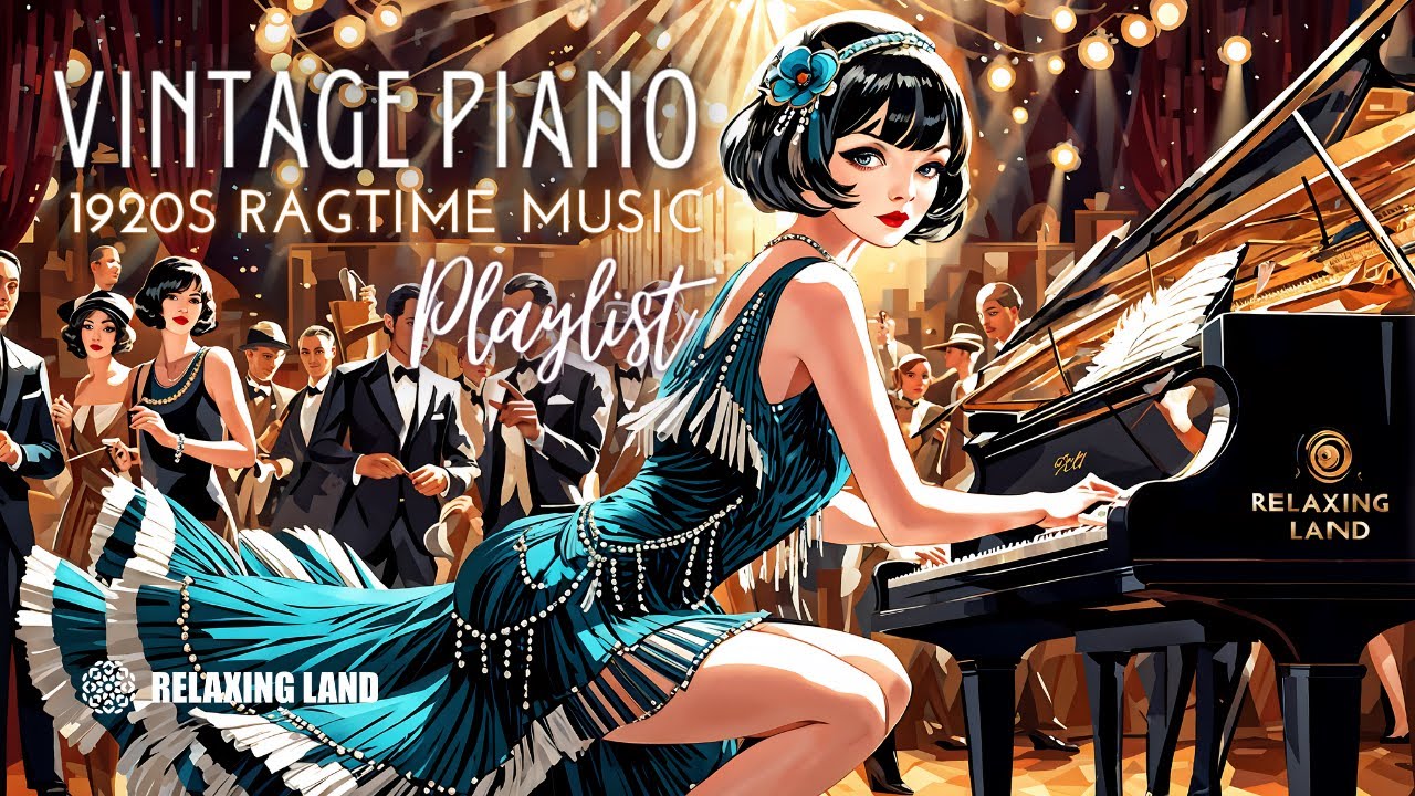 Vintage Ragtime Music Playlist - Roaring 20s Piano Songs - YouTube