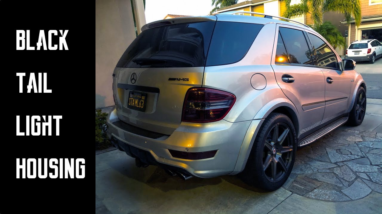 Mercedes ML Tail Light Disassembly and Painting - YouTube