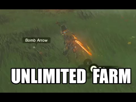 Unlimited Bomb Arrow Farming In Zelda BOTW Breath of The Wild - YouTube