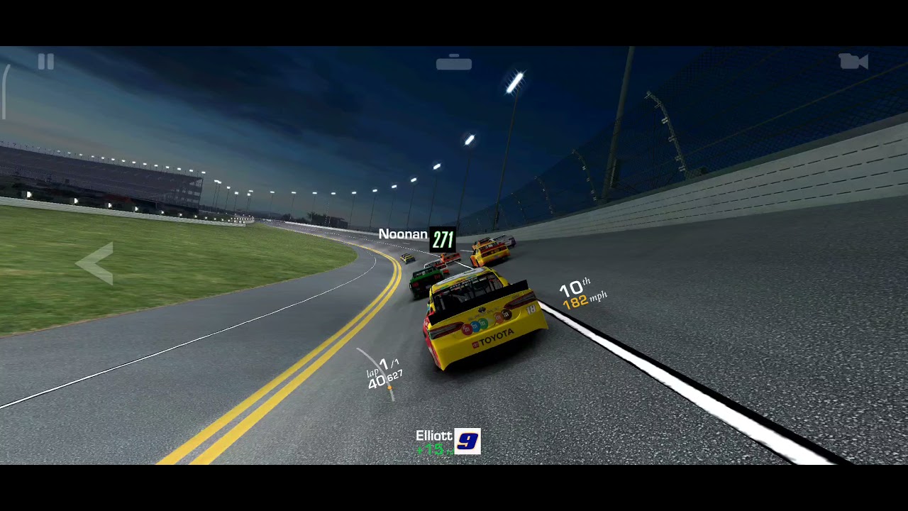 the big one in the finish in nascar real racing 3 - YouTube