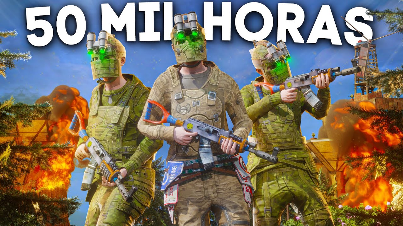 Como 3 PROS com 50k horas REALMENTE jogam Rust - YouTube