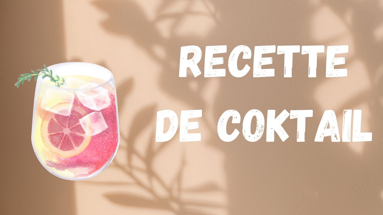 Notre recette de cocktail au sirop de mirabelle - YouTube