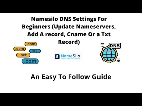 Namesilo DNS Settings (Update Nameservers, Add A record, Cname Or a Txt Record)