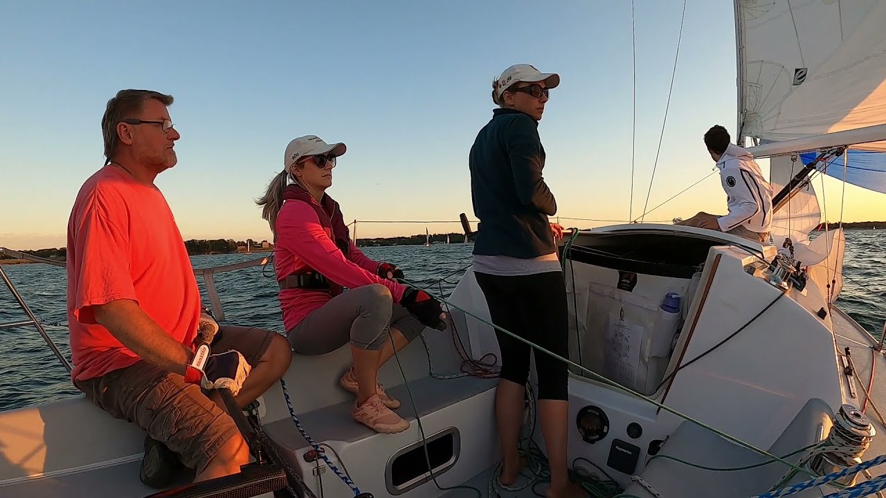NOLSC - Laser 28 Boom - Wed night racing - YouTube
