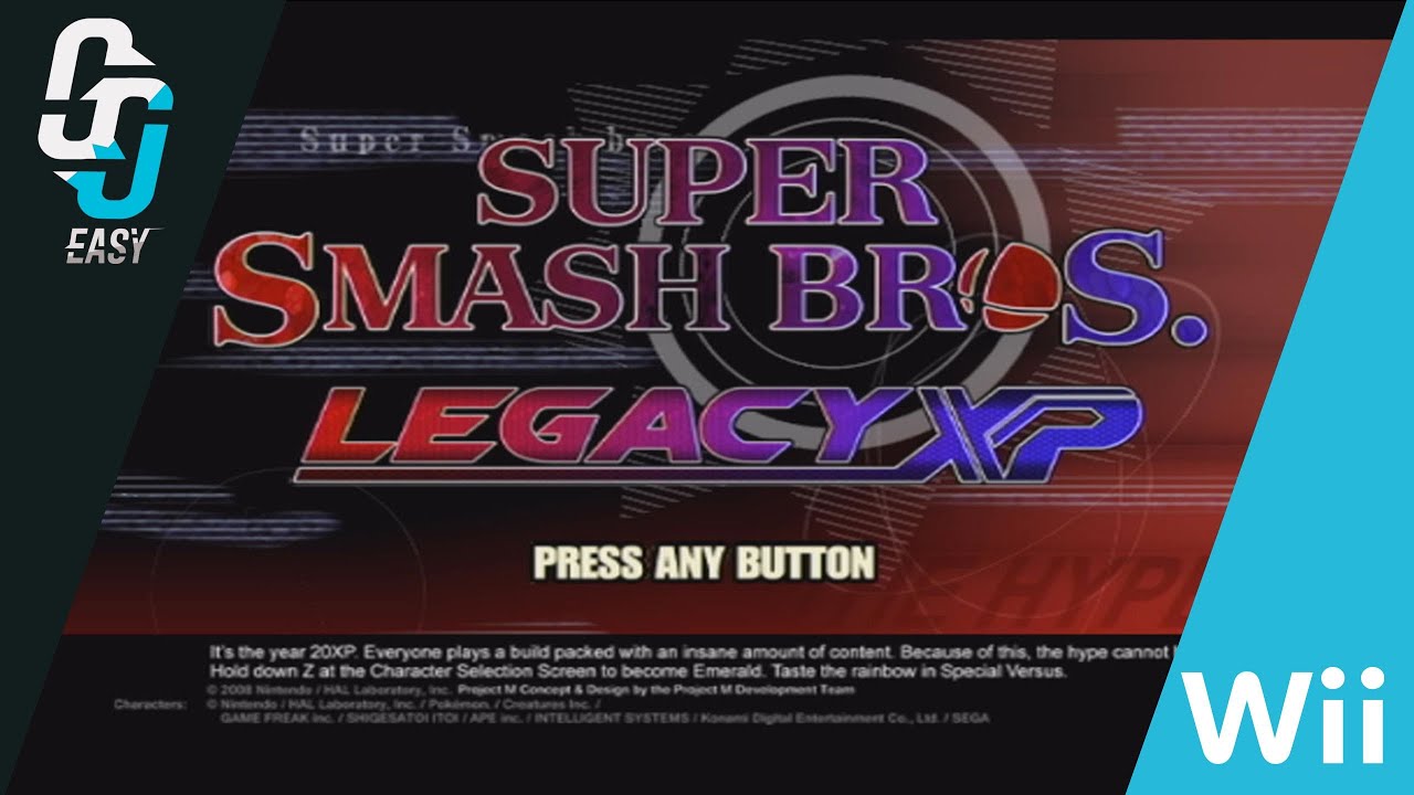 Gameplay Online #3 - Super Smash Bros. Legacy XP (Nintendo Wii) part ...