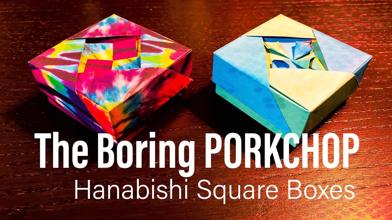 #StayHome How to make a DIY Hanabishi Square Box #WithMe - YouTube
