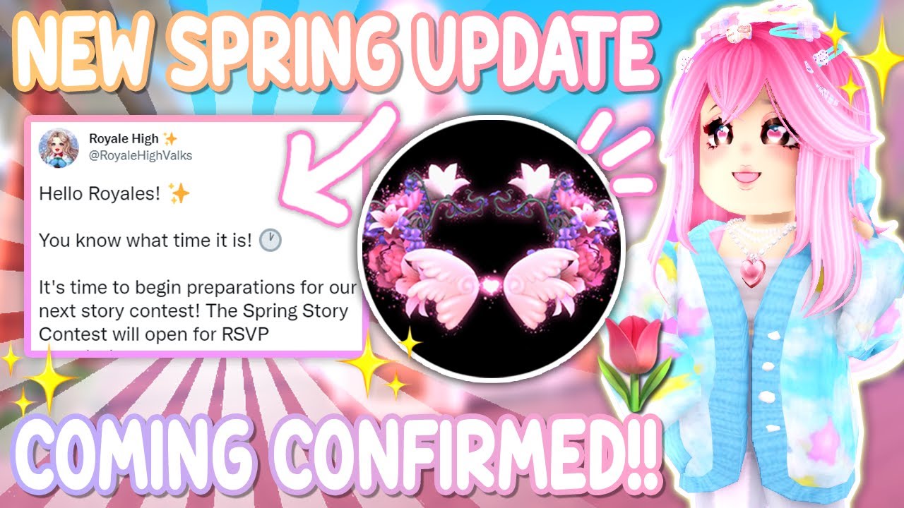NEW SPRING UPDATE COMING CONFIRMED! NEW HALO 👑Royale High Roblox Tea ...