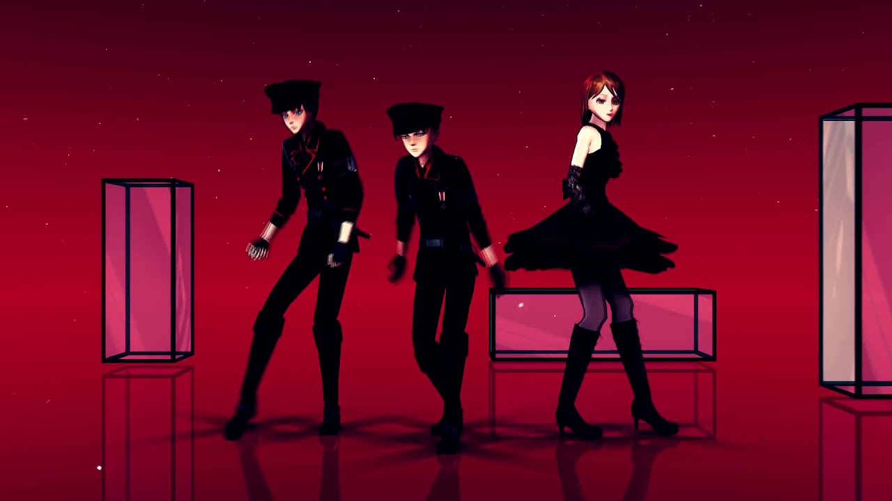 MMD Levi, Eren & Petra WAVE New Version 60 FPS - YouTube