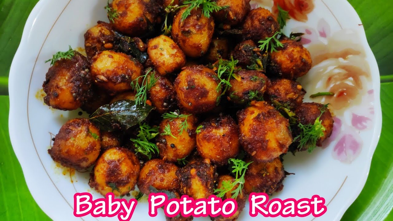 Baby Potato Fry in Tamil | Baby Potato Roast | மொறு மொறு பேபி ...