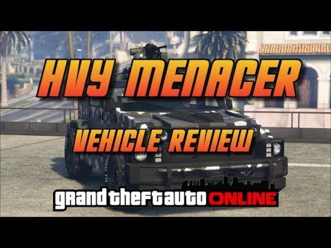 GTA Online HVY Menacer Vehicle Review - YouTube