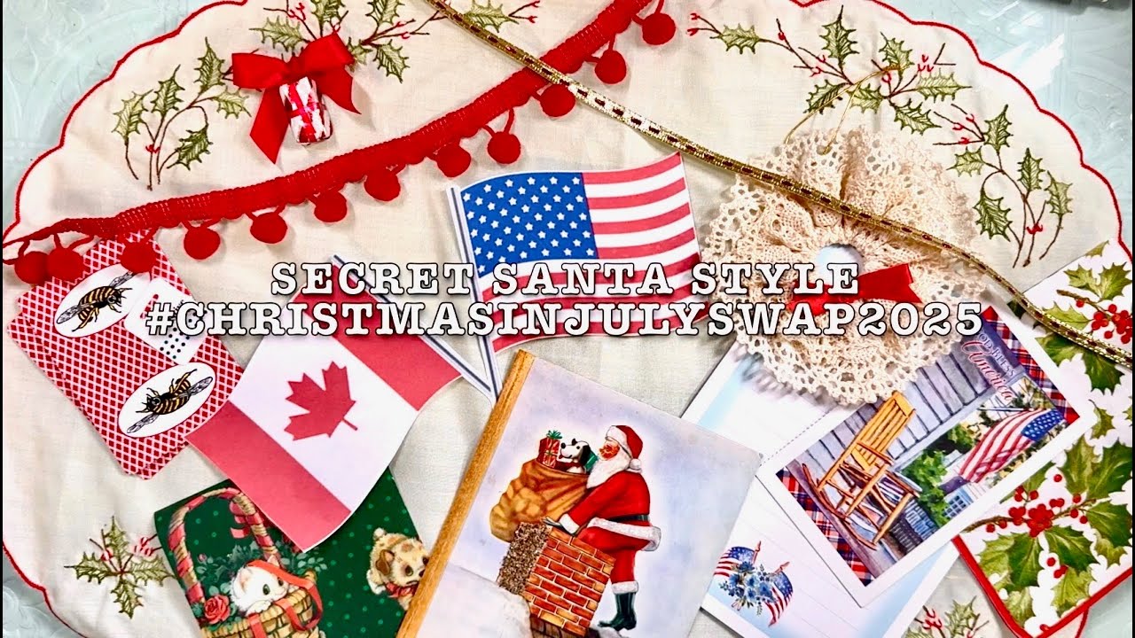 Secret Santa Week 2 #ChristmasInJulySwap2025 - YouTube