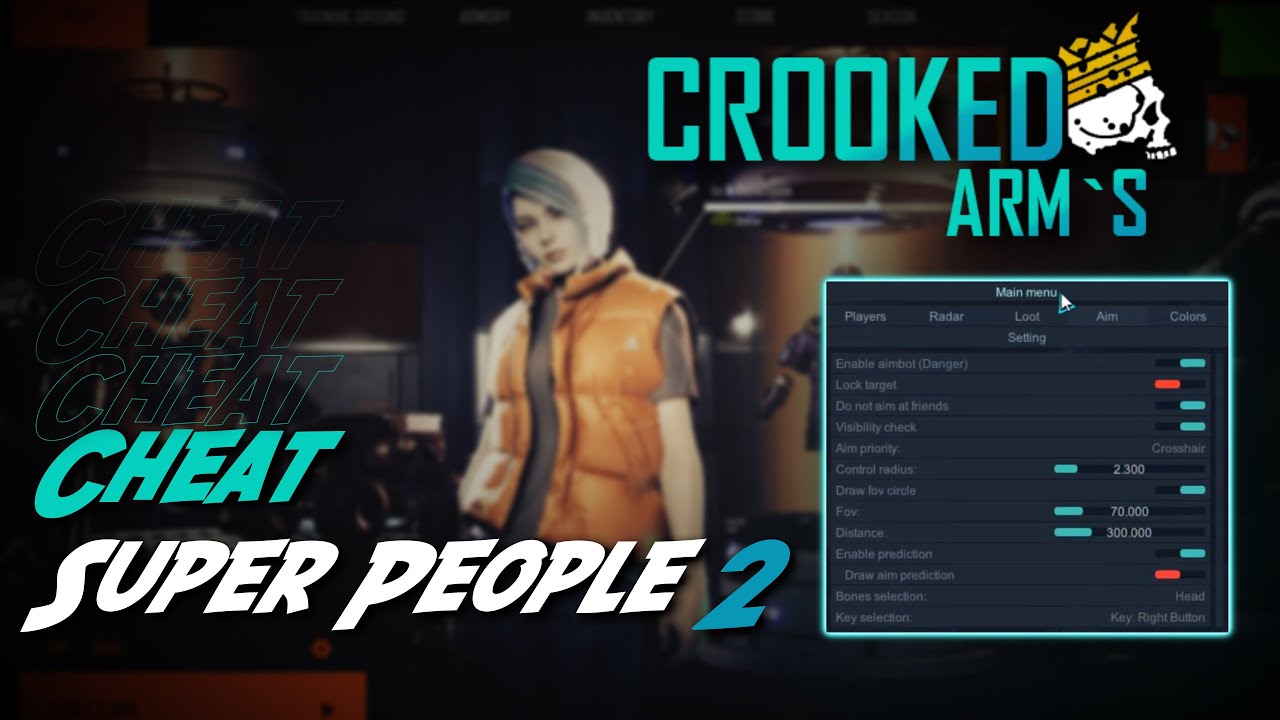 CHEAT Super People 2 | Crooked Arms 💀 | - YouTube