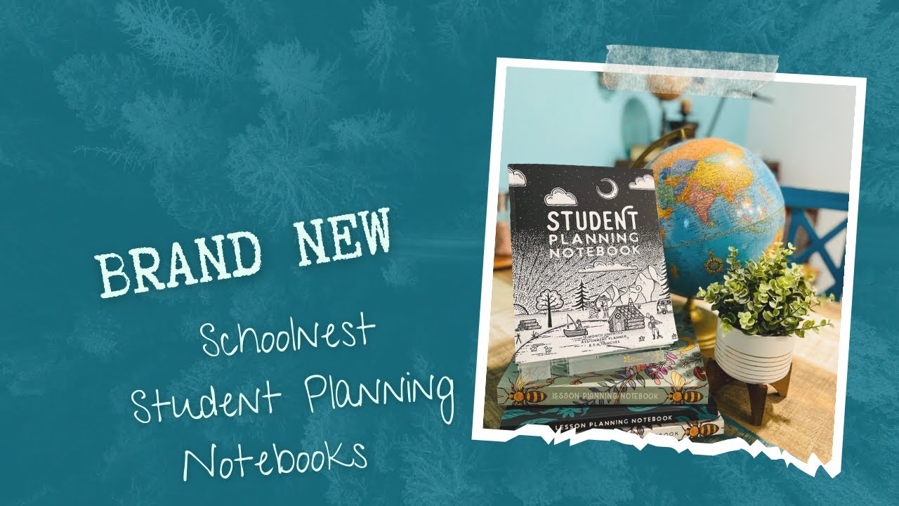 Brand New! Schoolnest Student Planning Notebooks| Undated Weekly Planners - YouTube