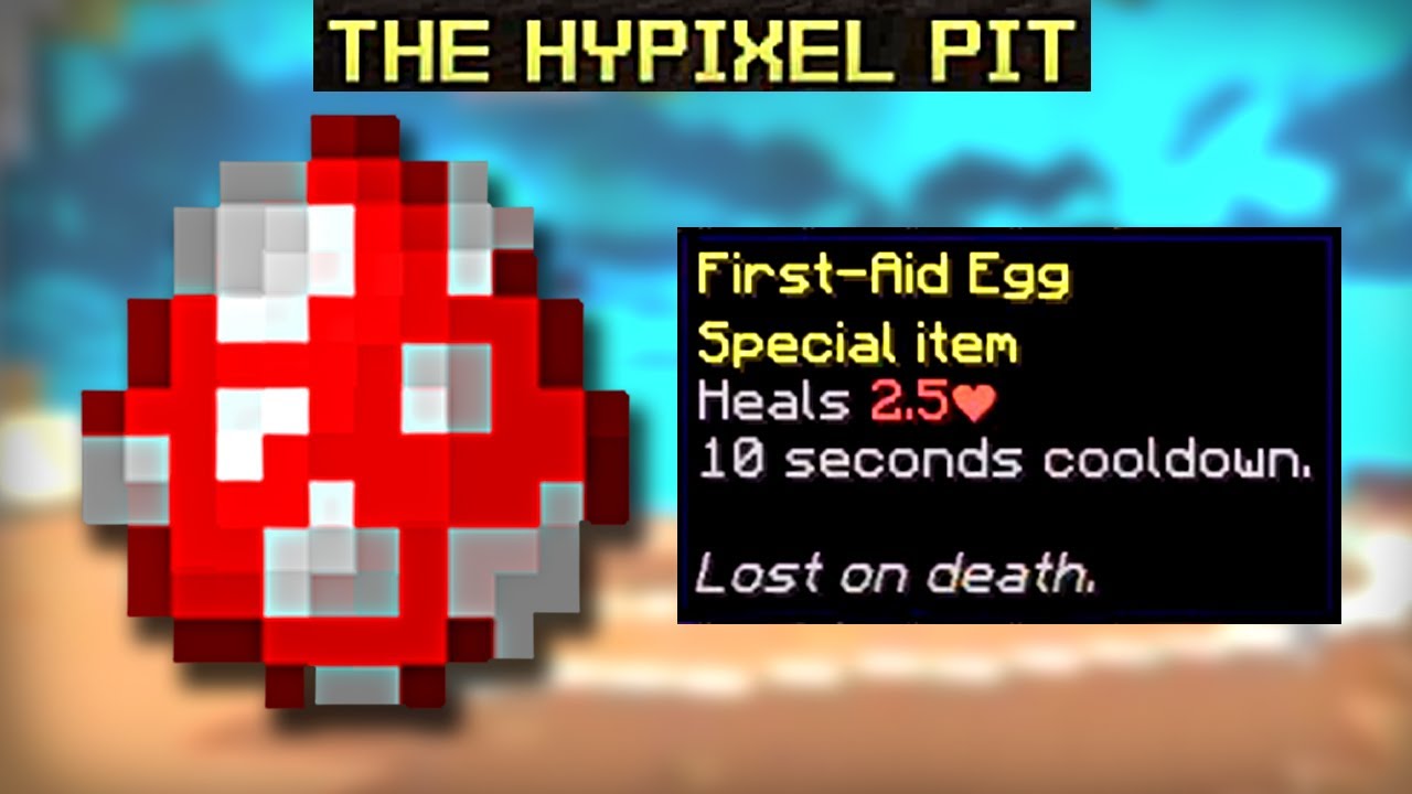 This Egg Could Save Your Life - Hypixel Pit PVP - YouTube