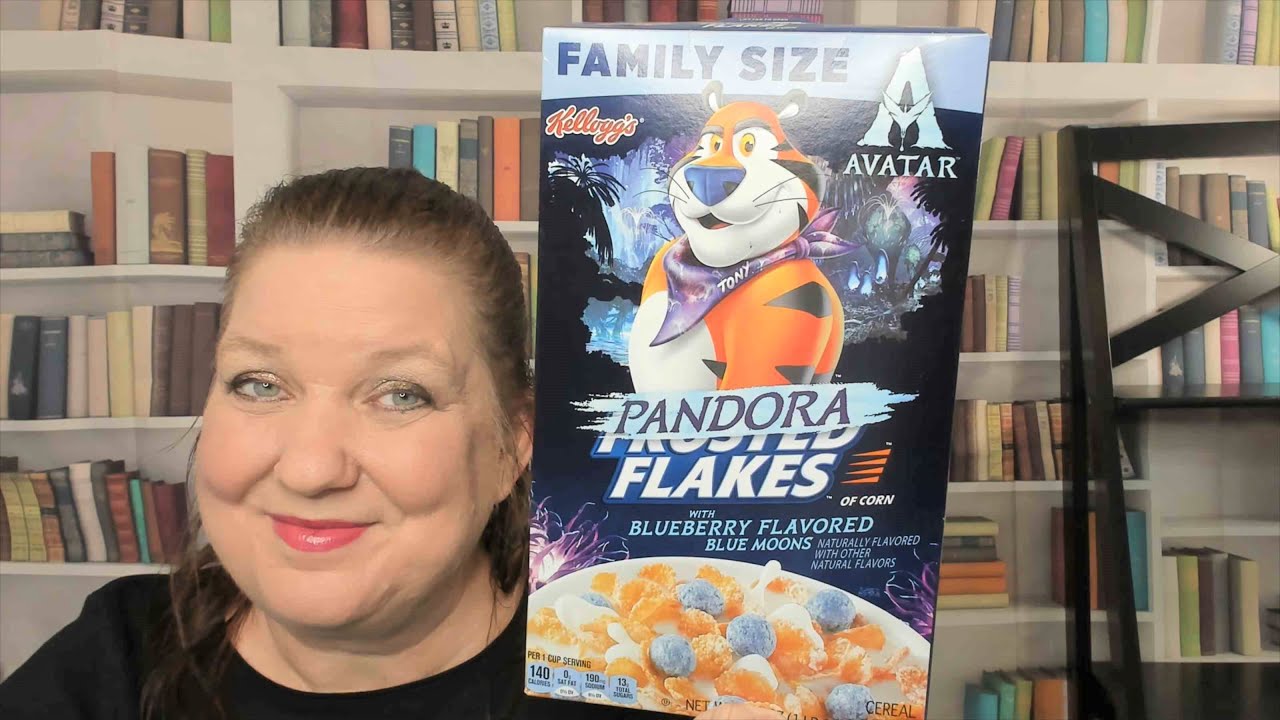 Pandora Flakes Avatar Themed Cereal Taste Test Blueberries #cereal # ...