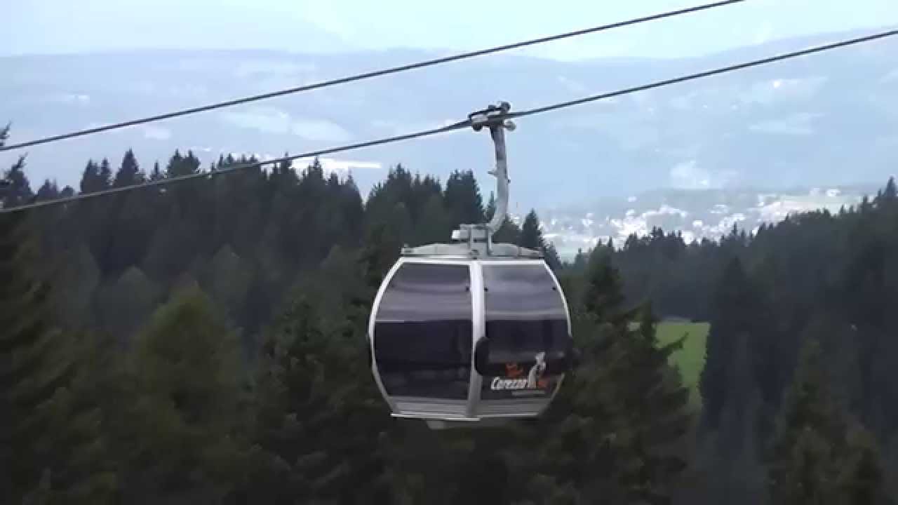Telecabine Laurin Gondellift in Südtirol, Italien - YouTube