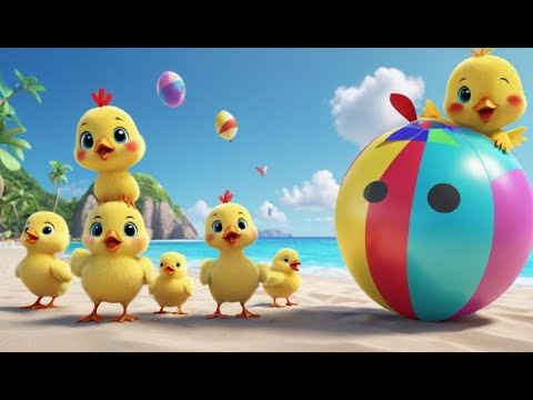 Seven Baby Chicks Say A to Z | ABC Song for Kids | Learn Alphabet with ...