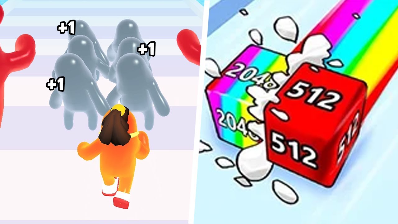 Jelly Run , Ball Run Infinity, Level Up Number Satisfying Mobile Games ...