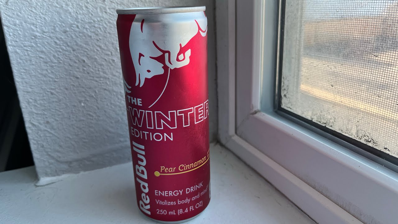 Red Bull the winter edition (2023) Pear Cinnamon review - YouTube
