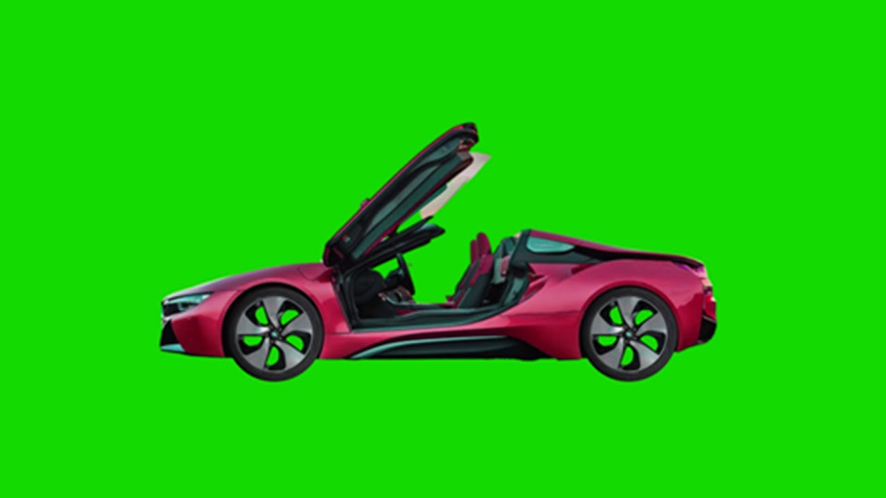 BMW i8 Roadster Green Screen Car Effects 2024 | Car Driving Animated ...