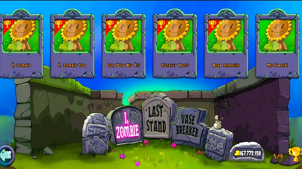 PVZ MOD *PUZZLE_ALL I-ZOMBIE MEGA GAMEPLAY CHALLENGE* | Pvz Mini Games ...