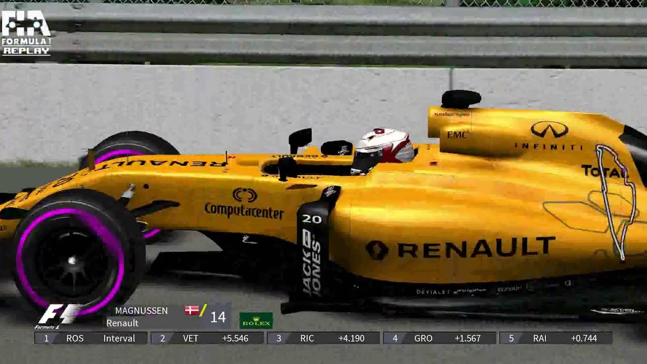 Grand Prix 4 mod 2016 - Grosjean/Haas in Montreal - DRS Action - YouTube