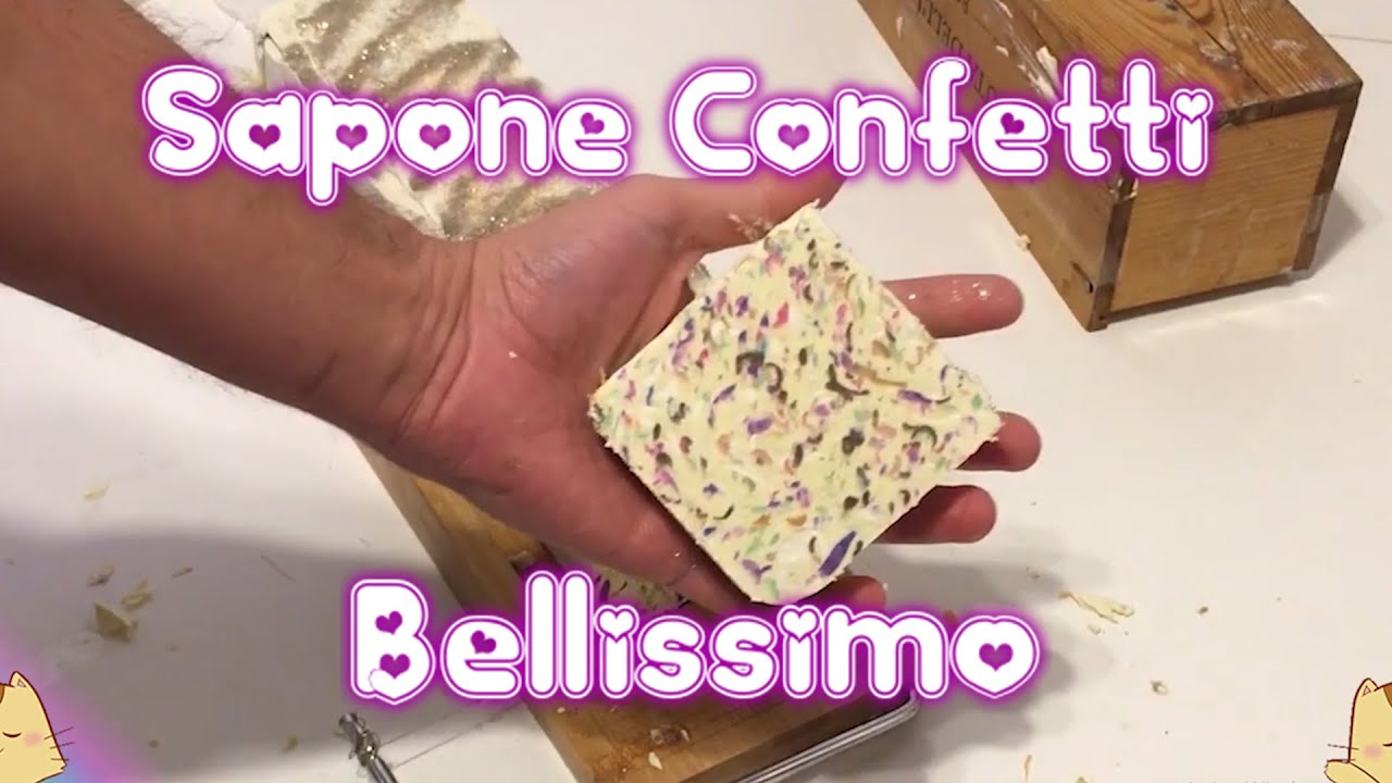Sapone Confetti , Bellissimo, Come fare il sapone in casa, Sapone fatto ...