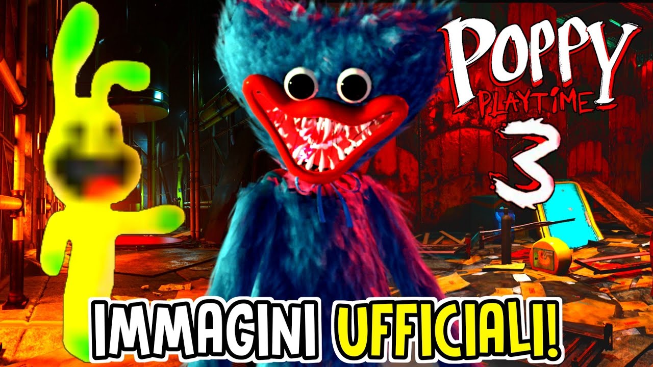 POPPY PLAYTIME 3 STA ARRIVANDO 🤩 SVELATE le NUOVE IMMAGINI UFFICIALE ...