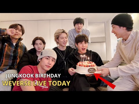 ( ALL SUB ) WEVERSE LIVE BROADCAST BTS MEMBERS CELEBRATE JUNGKOOK'S BIRTHDAY TODAY ( 01-09-2026 )