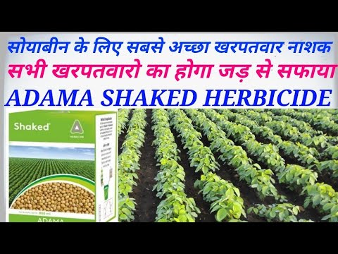 सोयाबीन के लिए सबसे अच्छा खरपतवार नाशक // ADAMA SHAKED // soyabean me ...