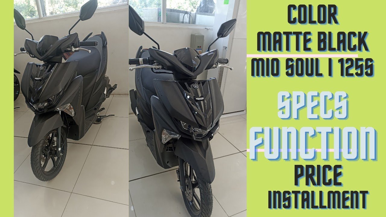 Mio Soul I 125 Set Up Matte Black Colour - Infoupdate.org