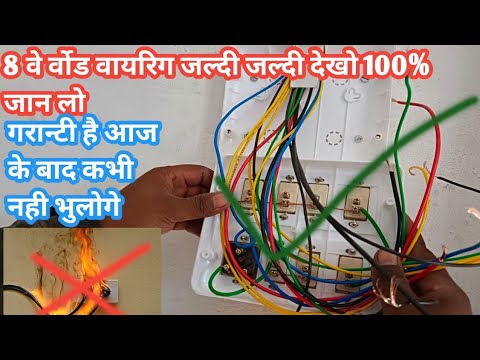 how make to bord waring||full canection 8weybord | home wiring bord ...