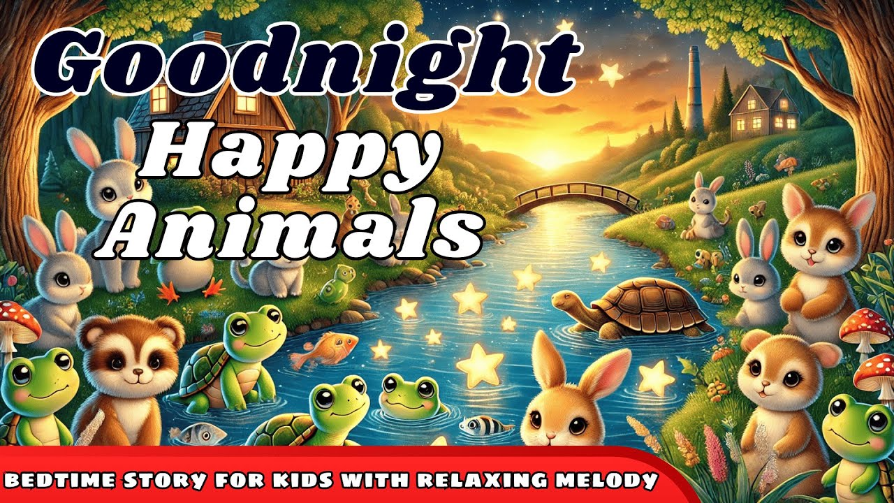 🌙 🌊 Goodnight, Happy Animals 🌙 | Kids Bedtime Zone | Fairy Tales - YouTube