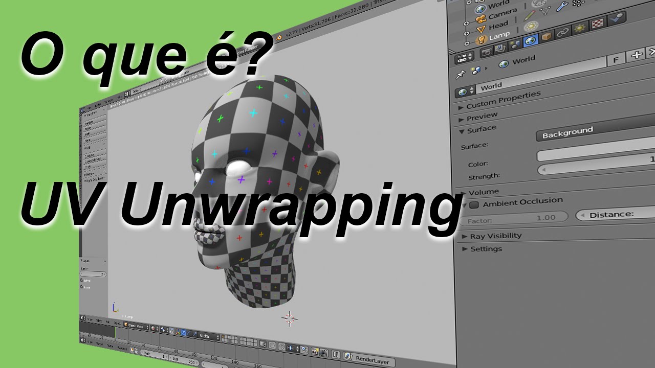 O que é UV Unwrapping ? - Blender 3D - YouTube