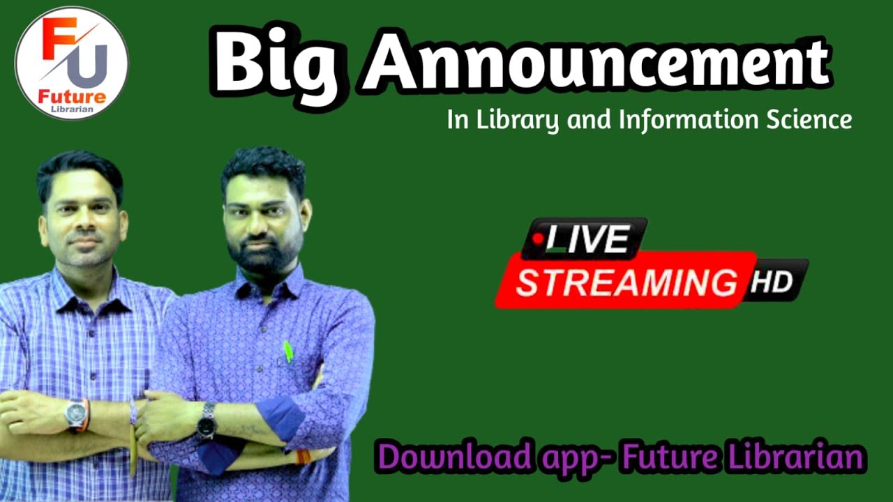 Big Announcement In Library Science librarian kvslibrarian Big Announcement In Library Science librarian kvslibrarian
