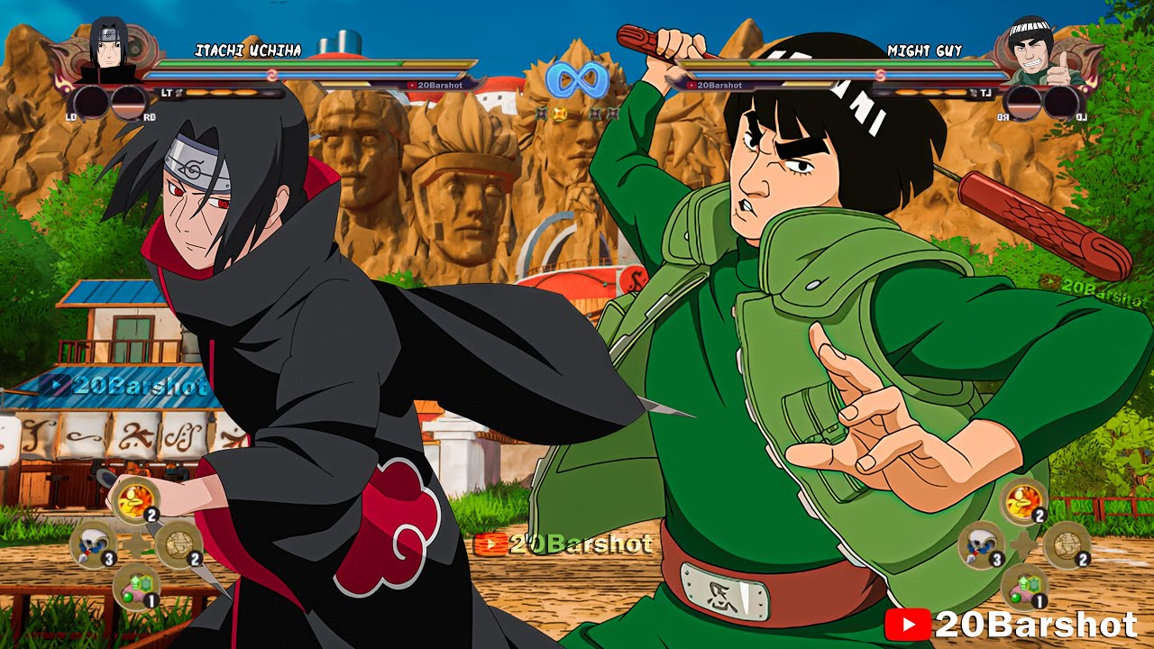 ITACHI UCHIHA VS MIGHT GUY FULL FIGHT | Naruto Ninja Storm 4 MOD - YouTube