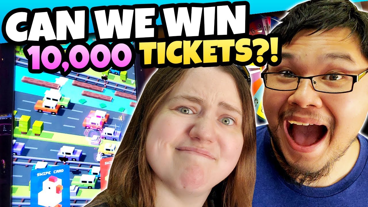 WINNING 10,000 Tickets Possible?! 10K Ticket Challenge at the Arcade ...