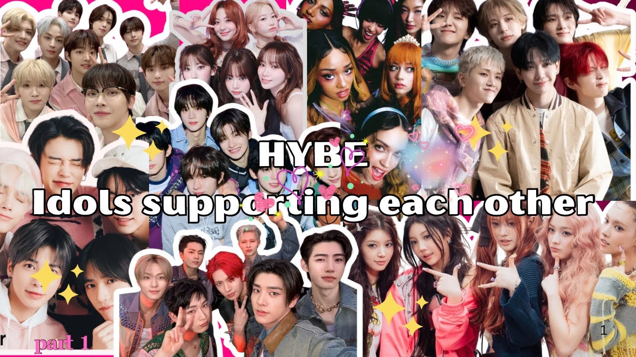 HYBE idols supporting each other (HYBE groups interactions) Part 1 ...
