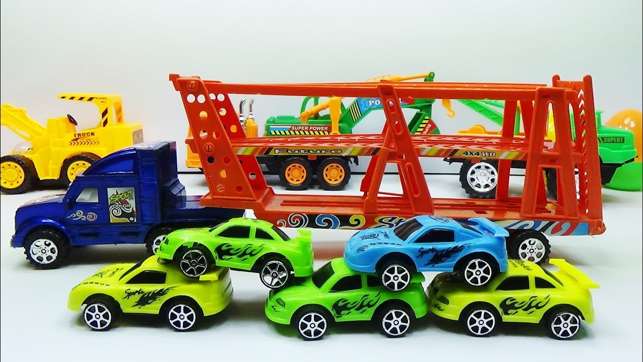 Kids chanel - How to assemble the supper car with mother truck | video ...