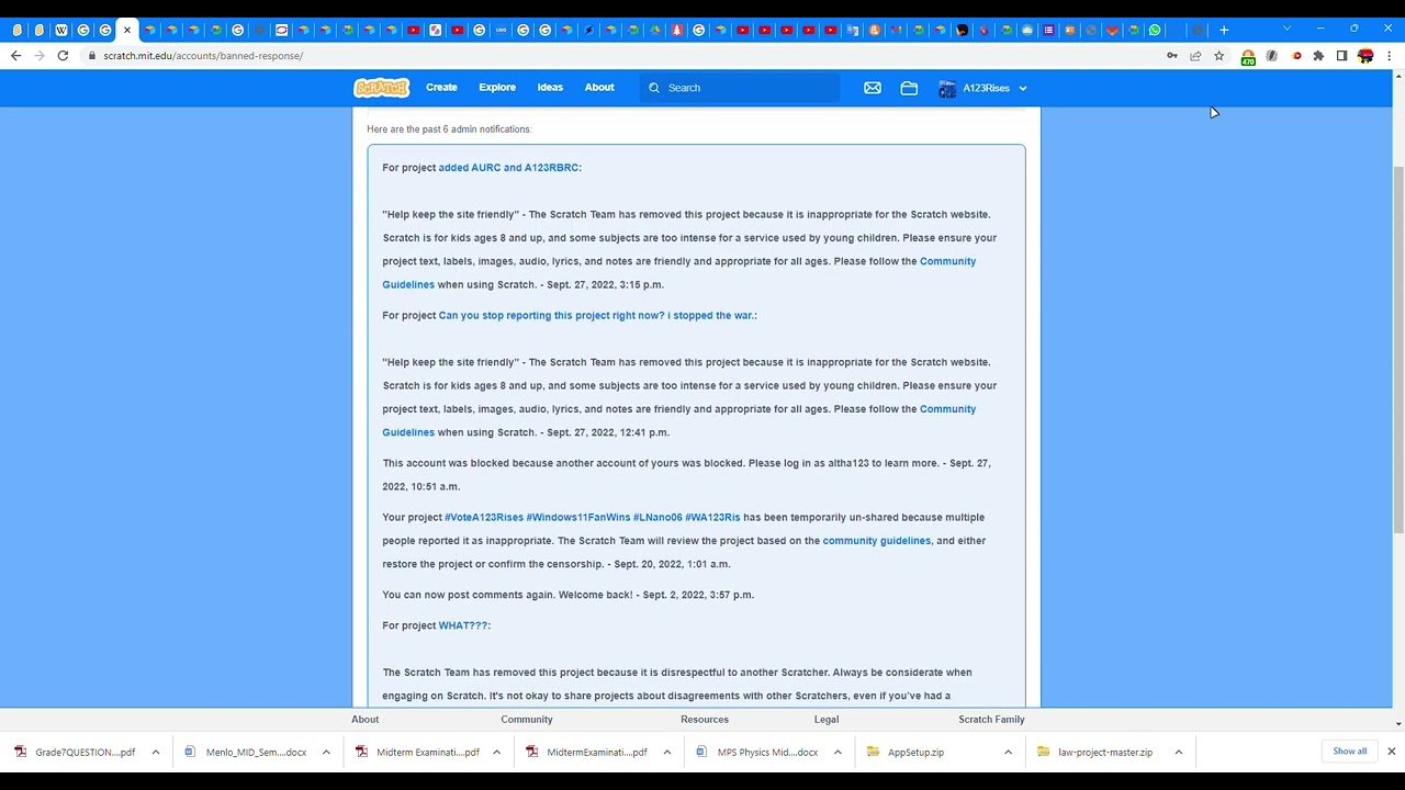 WHY DO YOU F ING BAN ME SCRATCH TEAM - YouTube