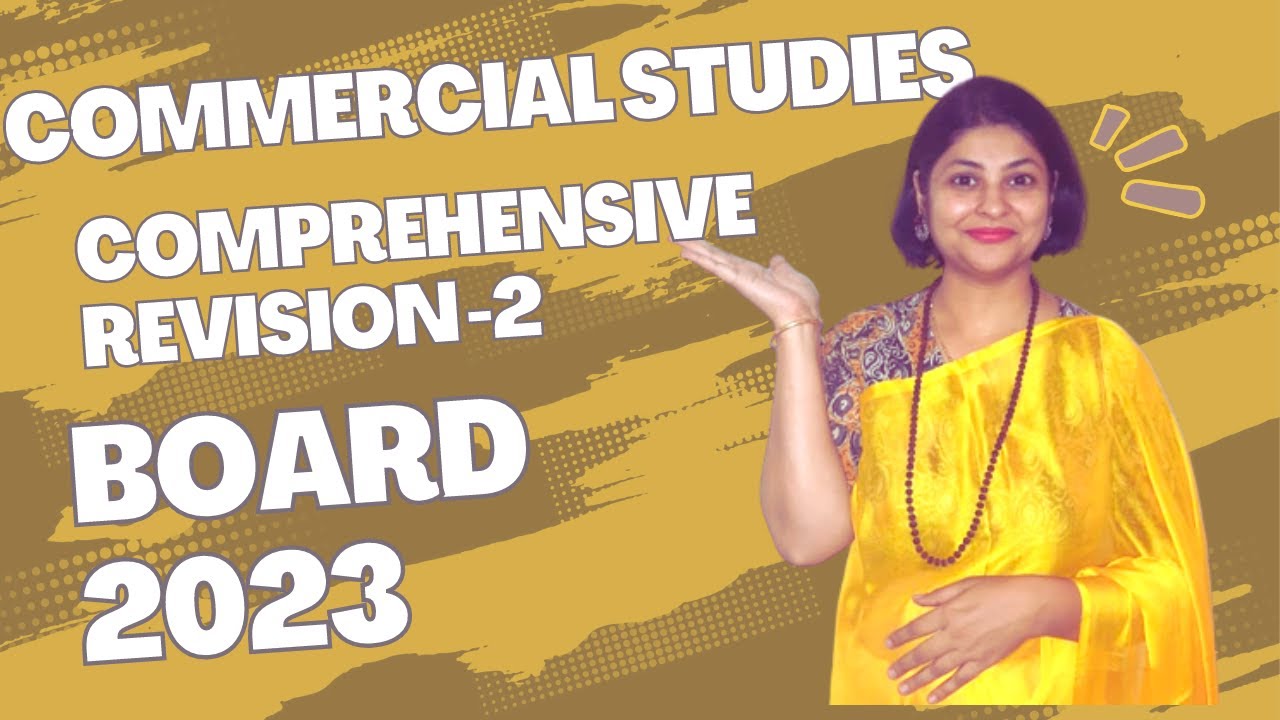 ICSE Class 10 Commercial Studies | Mega Revision Part 2 | Important ...