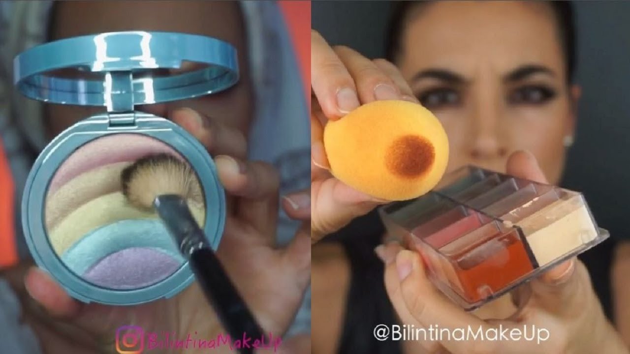 Simple Glam Makeup Tutorial - DIY 1st - YouTube