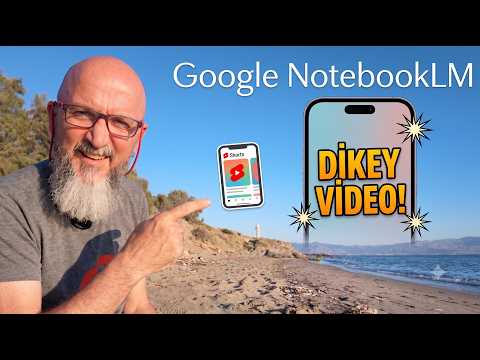 NotebookLM Dikey Video Özelliği! (Yapay Zekayla Shorts Hazırlamak)