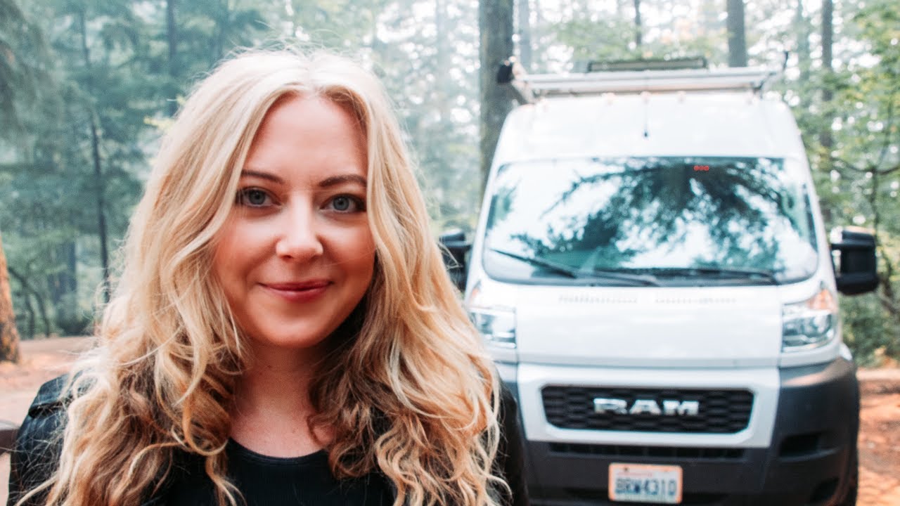SOLO FEMALE VAN LIFE BEGINS | my first night alone - YouTube